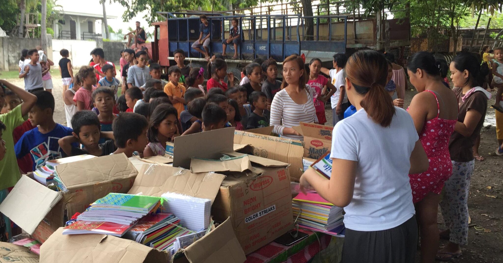 School Supply Distribution in Hacienda Aquiles l DMP